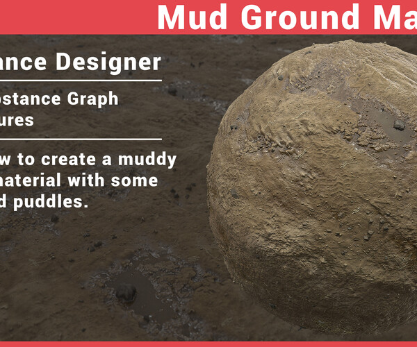 ArtStation - Mud Soil - Substance Designer | Game Assets