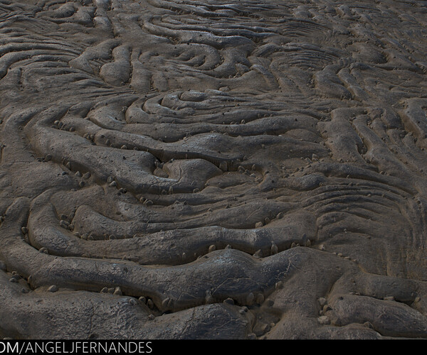 ArtStation - Volcanic Ground Material - Substance Designer | Tutorials