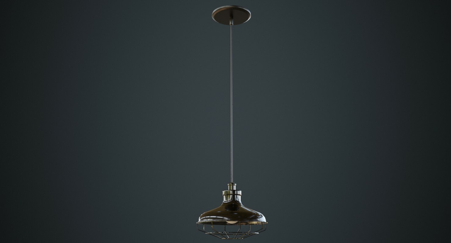 ArtStation - Hanging Lamp 1A | Game Assets