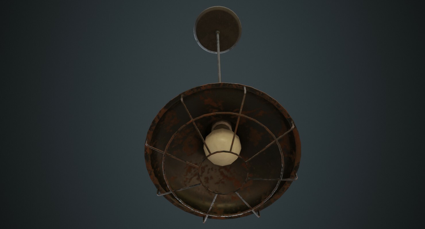 ArtStation - Hanging Lamp 1C | Game Assets
