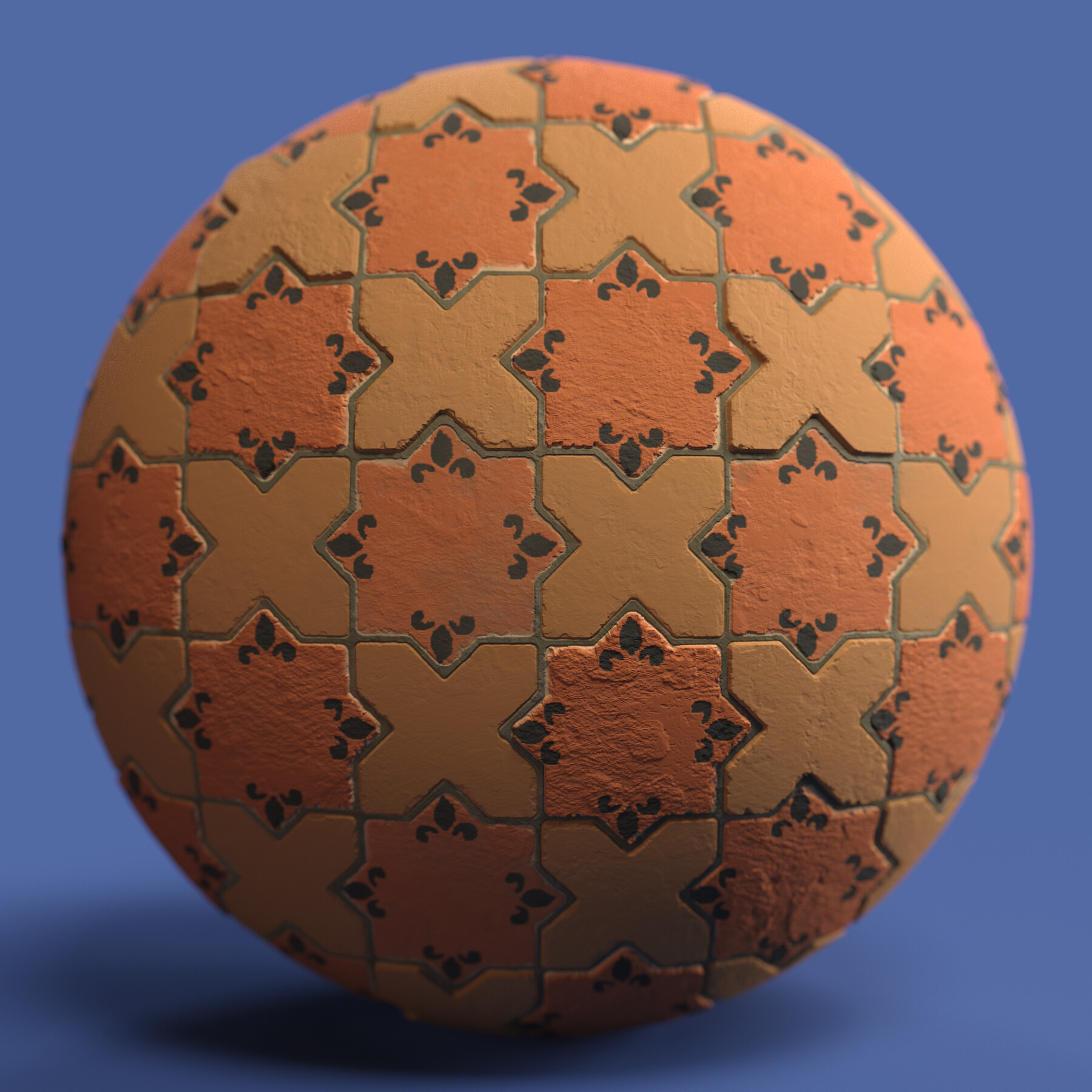 ArtStation - Tile Materials 1- Brick Tile 1 PBR | Resources