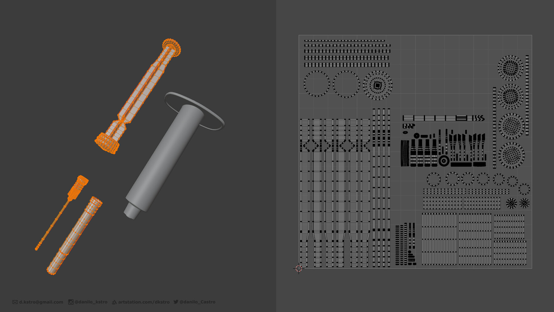 ArtStation - Syringe and Ampoule | 3D model | 2k Textures | Resources