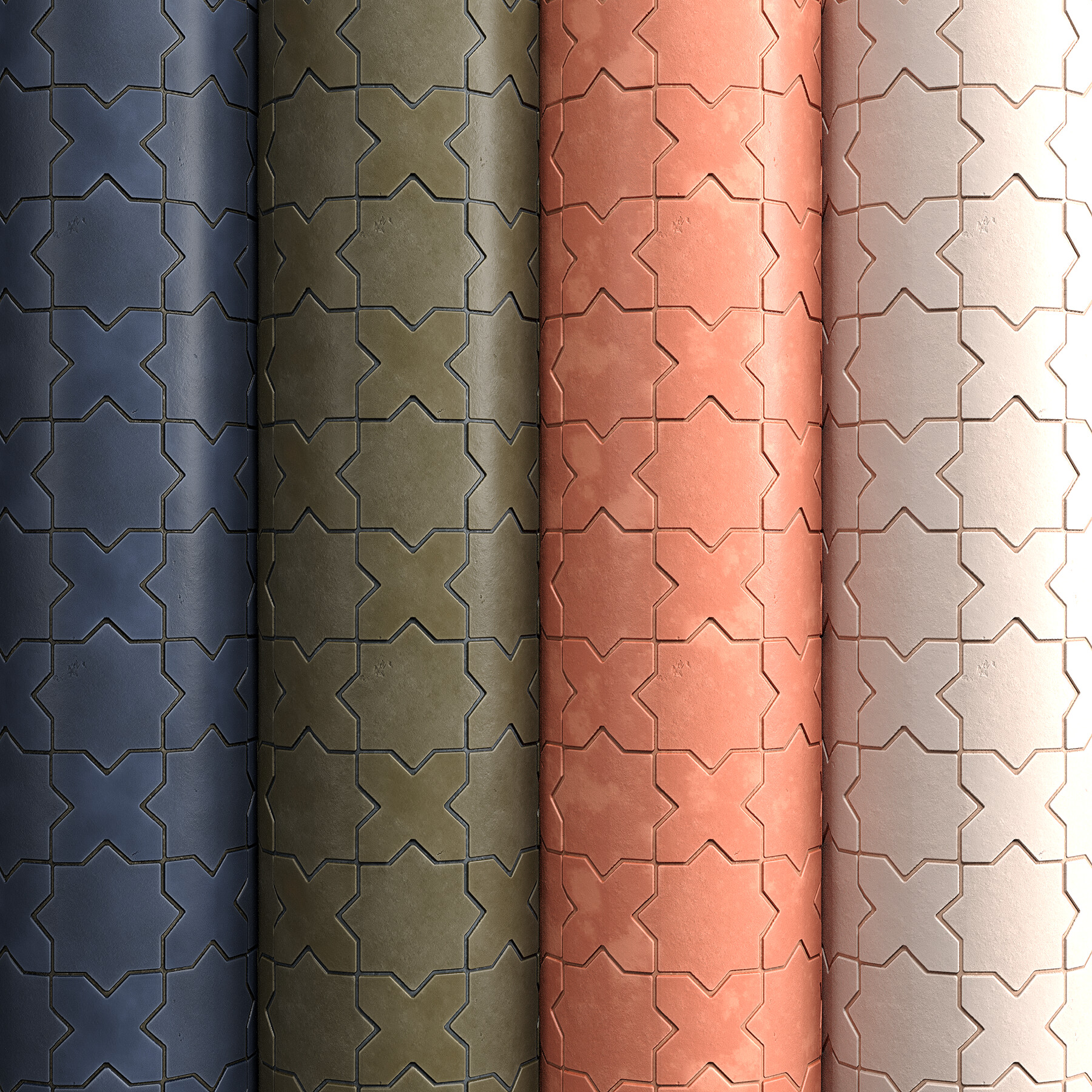 ArtStation - Materials 2- Tiles Pbr | Resources