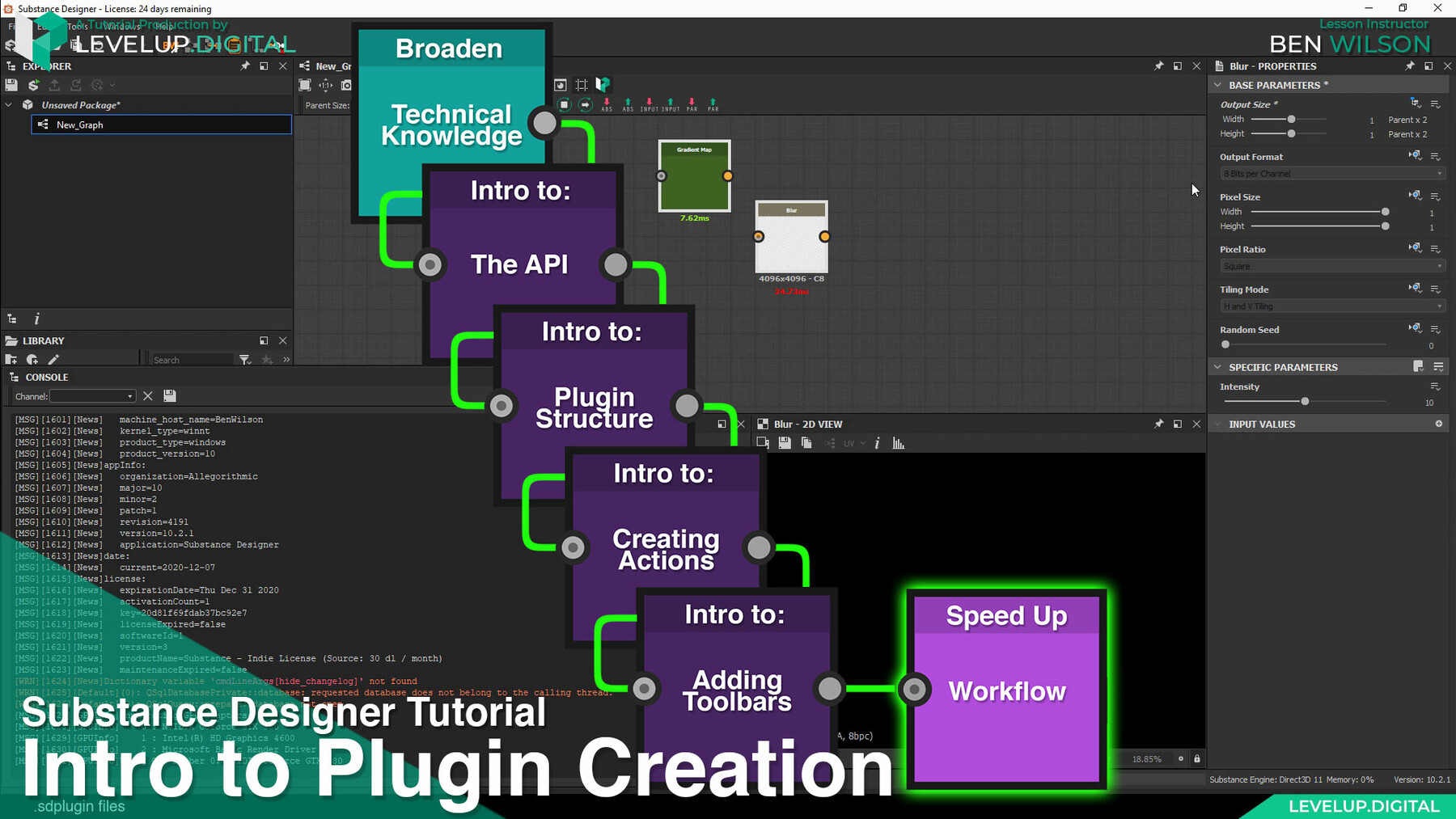 ArtStation - Intro to Plugin Creation in Substance Designer | Tutorials