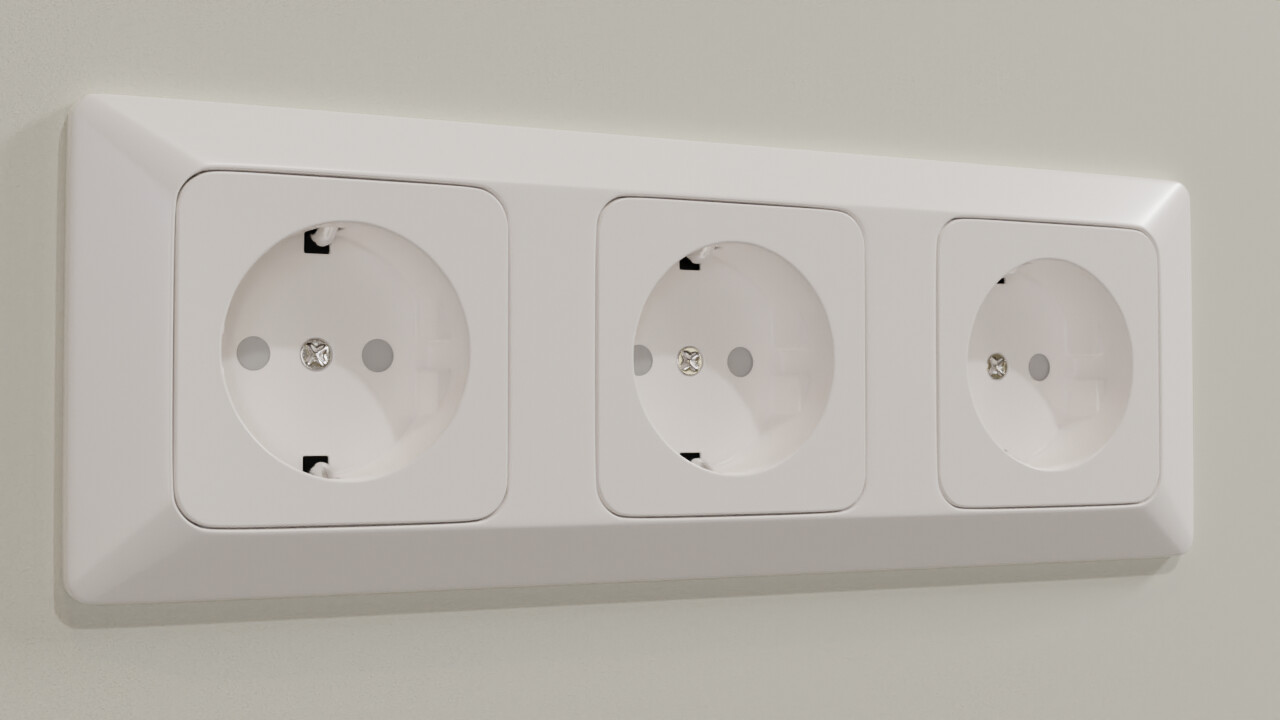 ArtStation - Plugs and Sockets/Outlets - Euro, UK and US | Resources