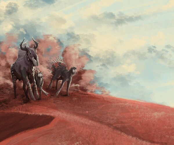 ArtStation - The Hunt Print | Artworks