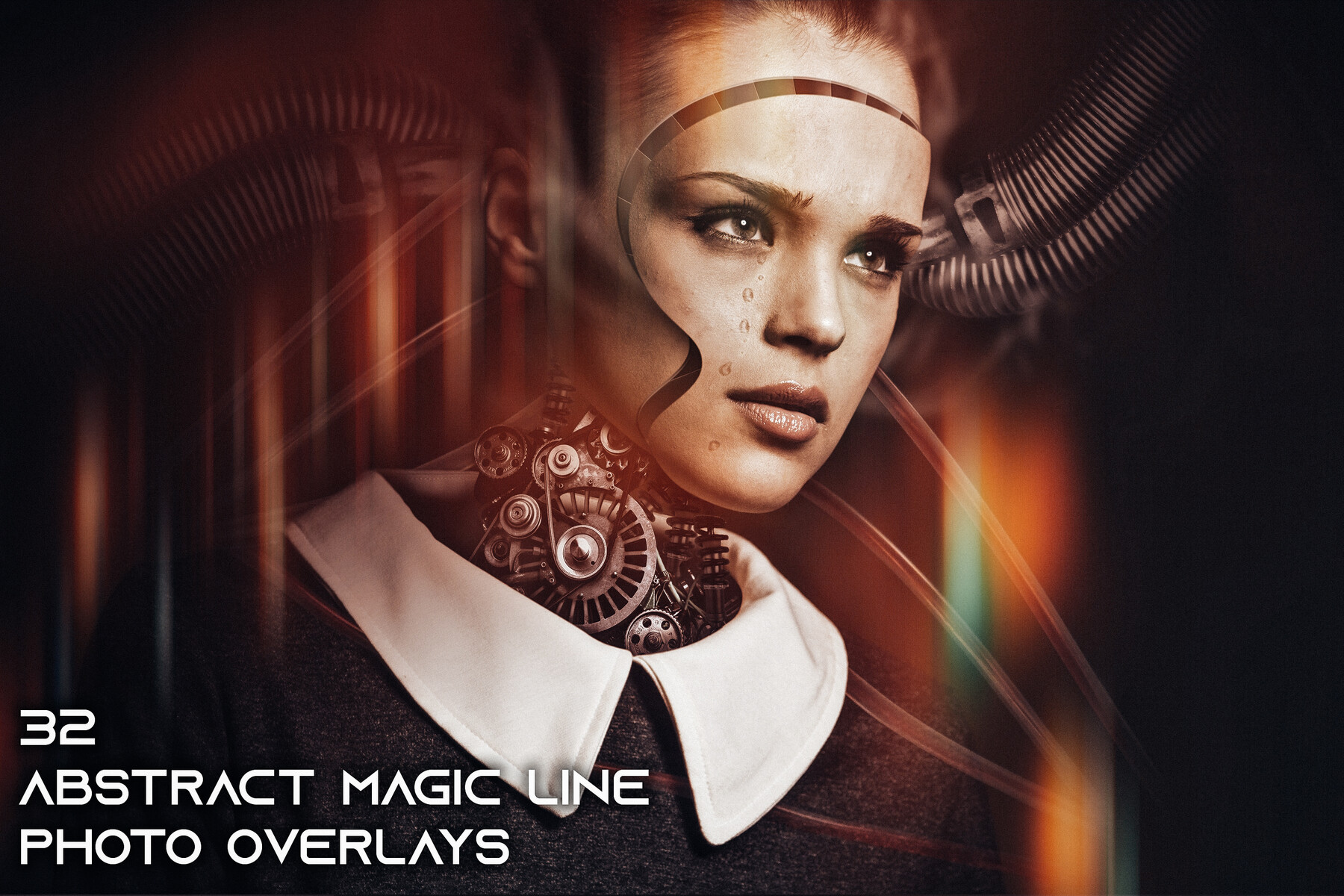 ArtStation - 32 Abstract Magic Line Photo Overlays | Resources