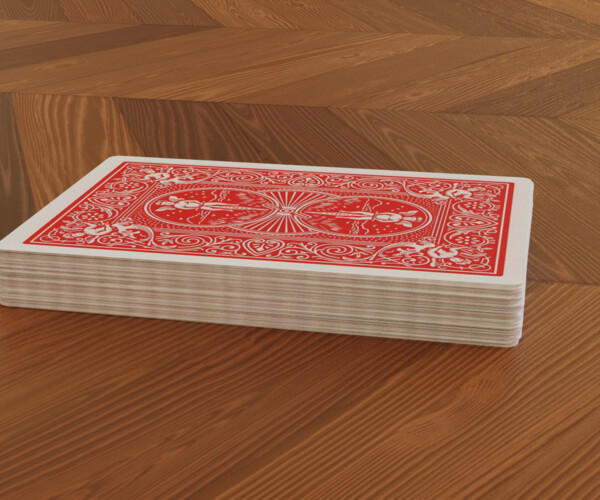 ArtStation - Poker Deck - Cards- Bicycle Playing Cards - Low Poly Low ...