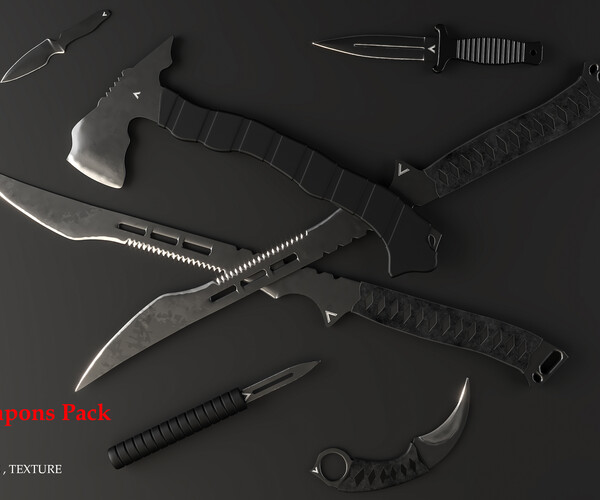 ArtStation - FANTASY WEAPONS PACK | Game Assets