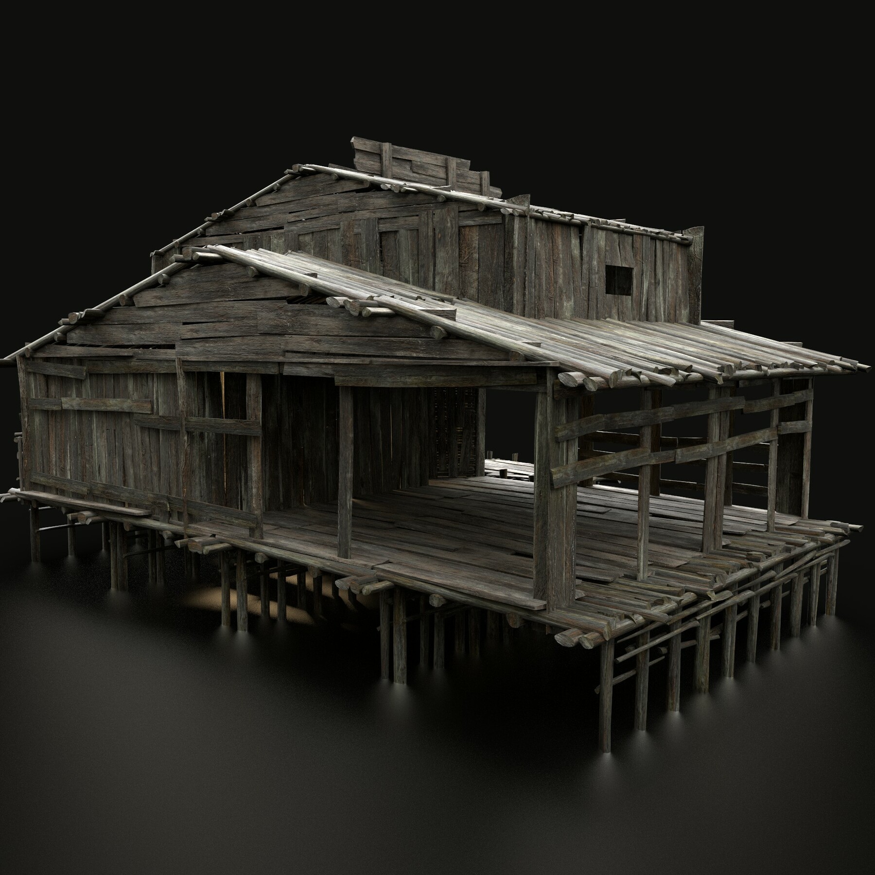 ArtStation - AAA SWAMP WETLAND FANTASY MEDIEVAL WOODEN HOUSE HUT TAVERN ...