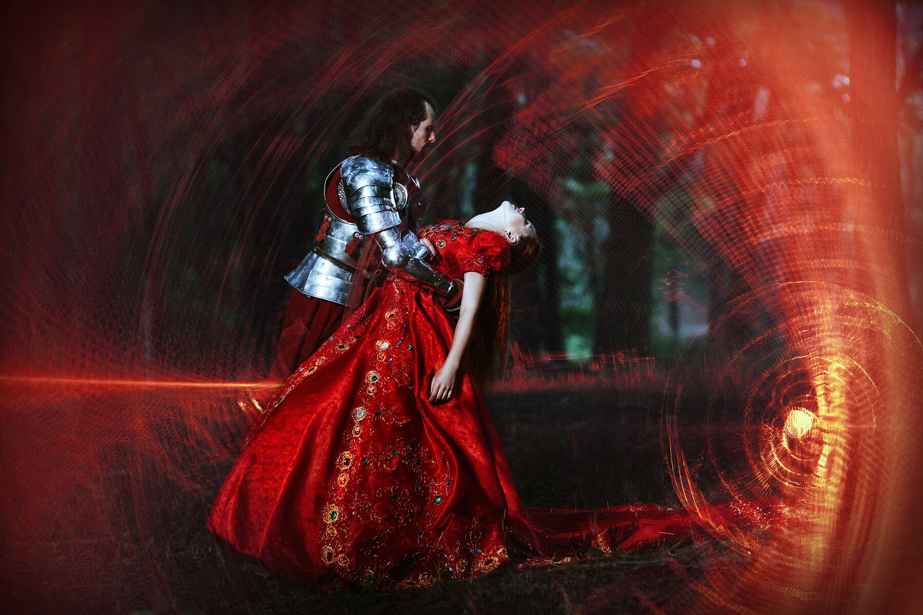 ArtStation - 50 Mystical Red Light Photo Overlays | Resources