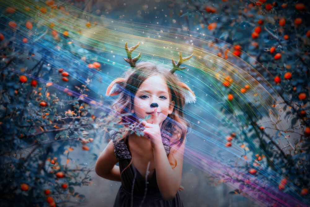 ArtStation - 50 Rainbow Light Waves Photo Overlays | Resources