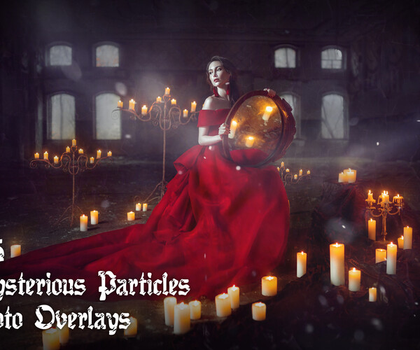 ArtStation - 105 Mysterious Particles Photo Overlays | Resources