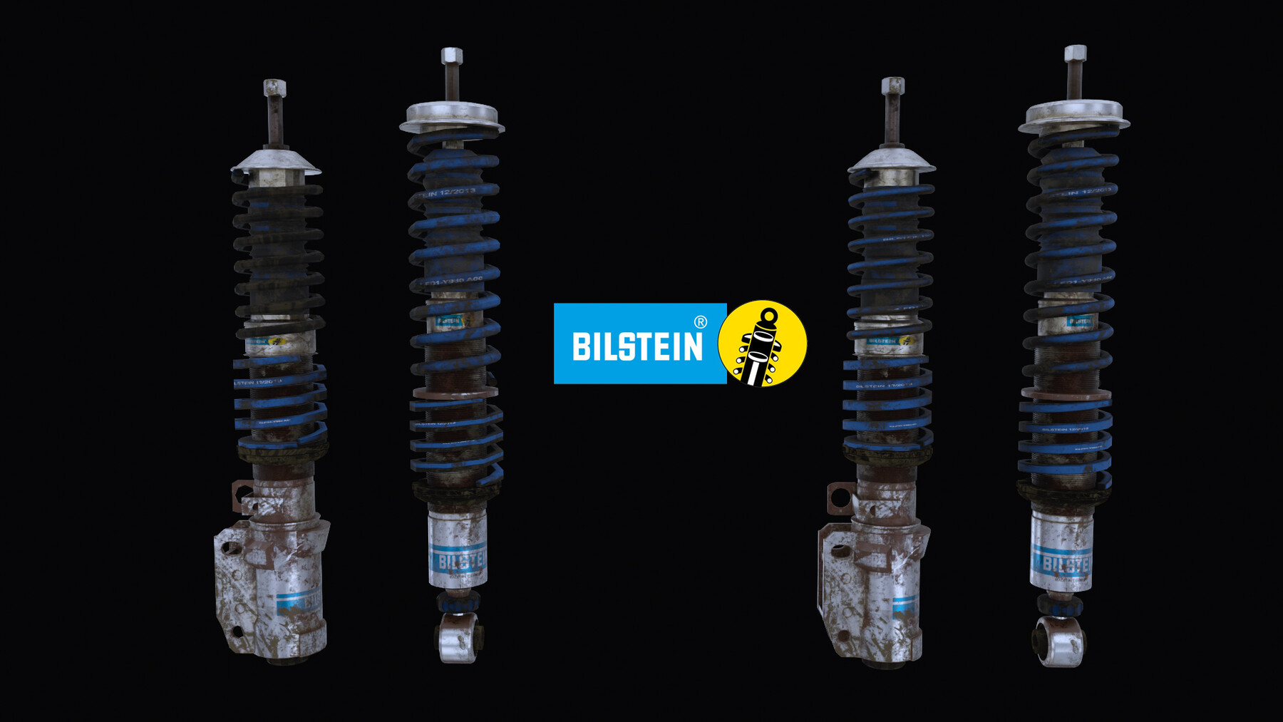 ArtStation - B16 Bilstein Shock Absorbers | Game Assets