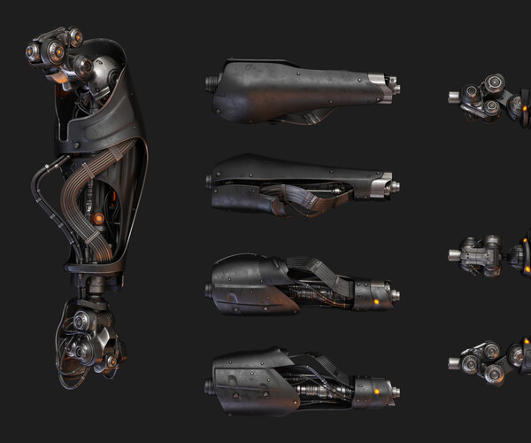 ArtStation - Sci-fi cyber limb images set volume I | Resources