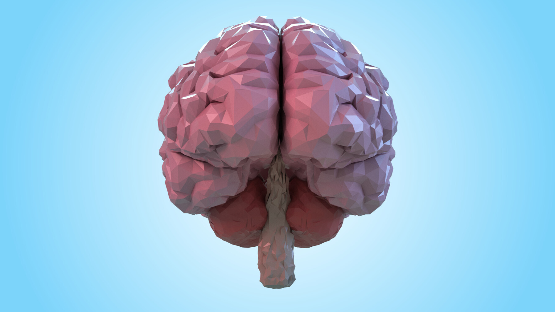 ArtStation - Brain Low-poly | Resources
