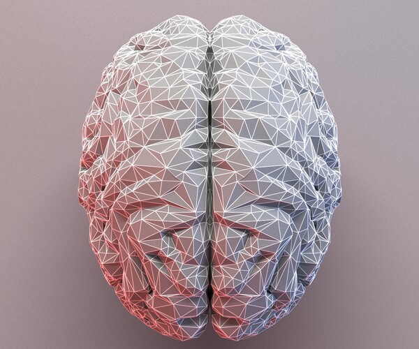 ArtStation - Brain Low-poly | Resources
