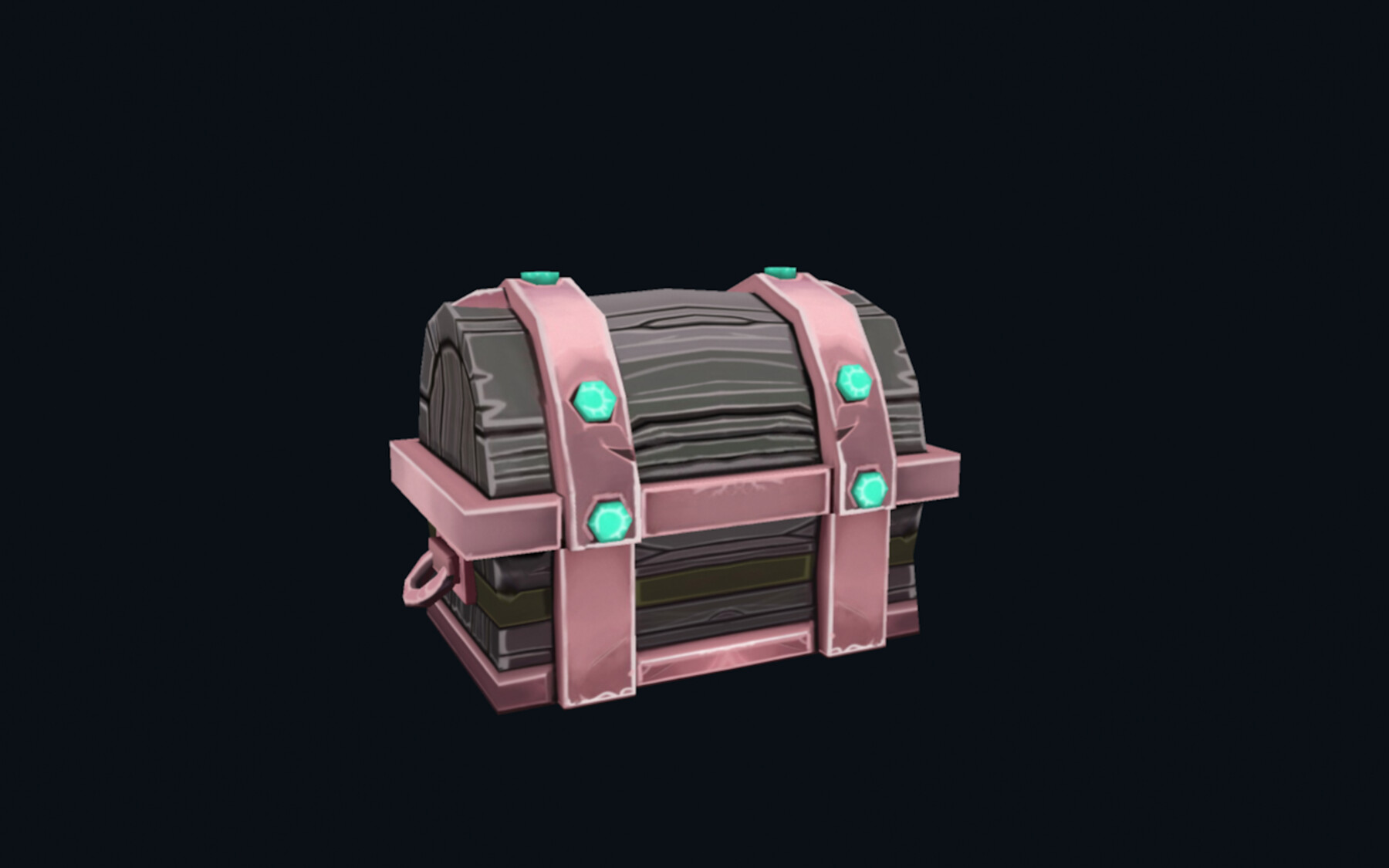 ArtStation - Basic Hand-Painted Pirate Keeper Chest | Game Assets