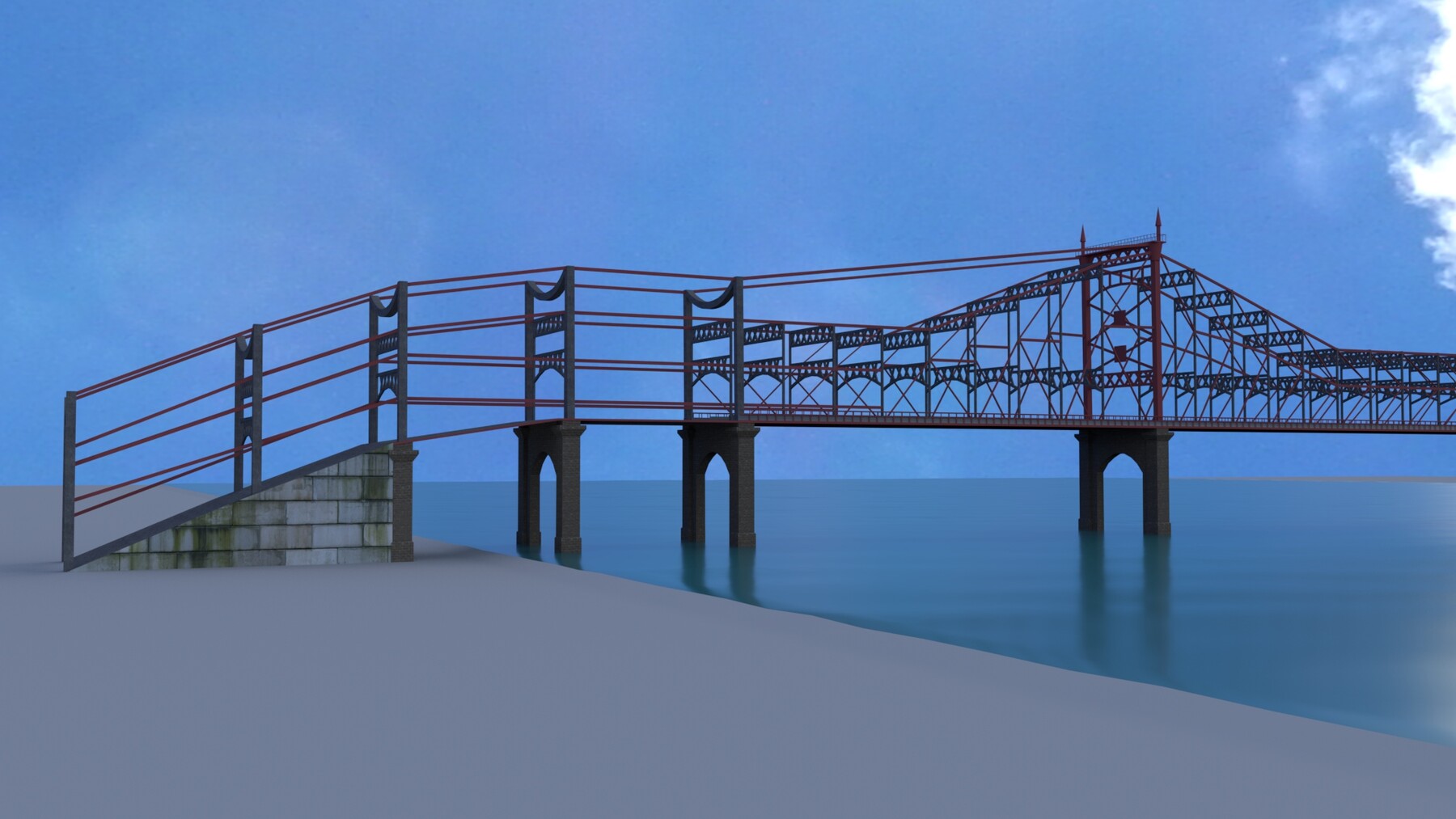 ArtStation - QUEENSBORO BRIDGE | Game Assets