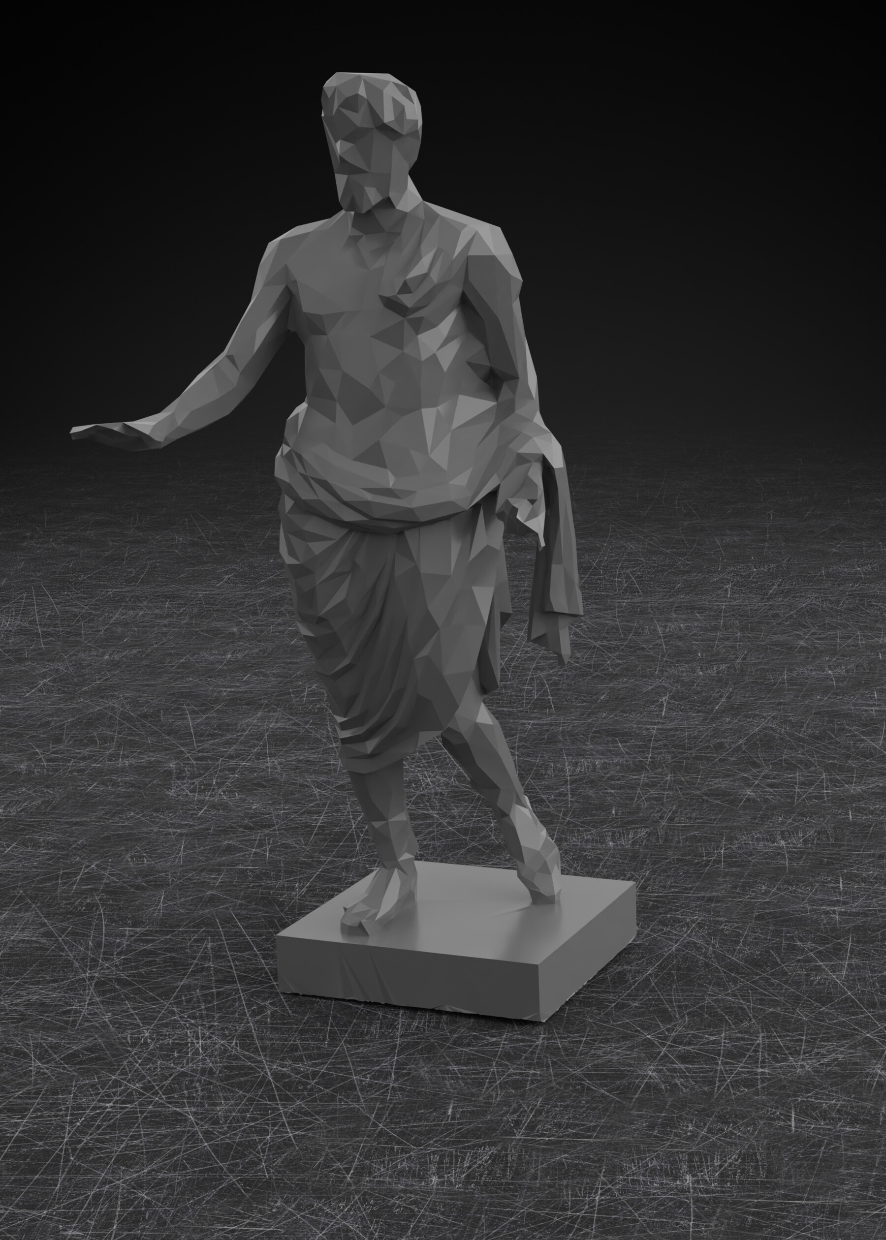 ArtStation - Low Poly Kpack for Kitops - Statues Vol.1 - Lions ...
