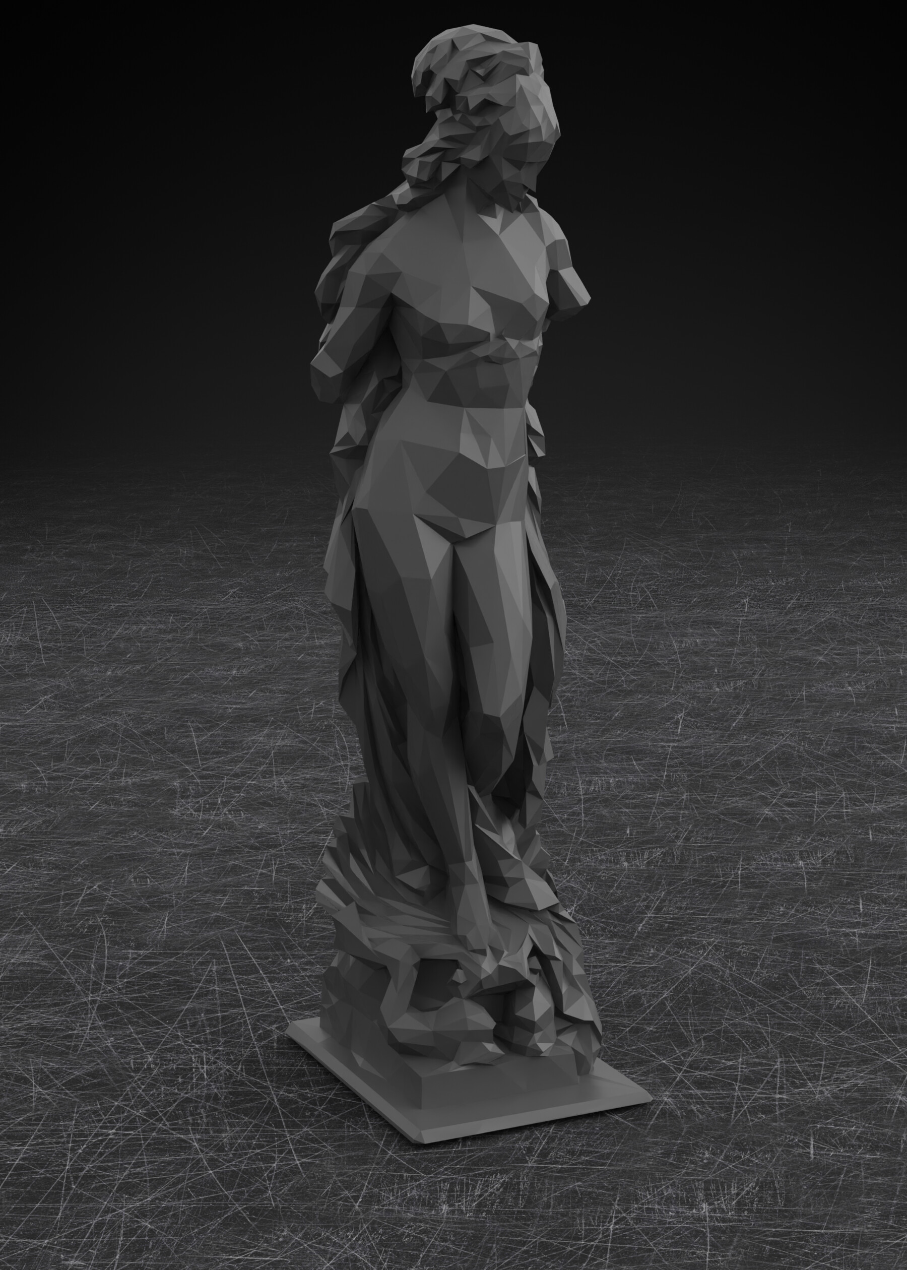 ArtStation - Low Poly Kpack for Kitops - Statues Vol.1 - Lions ...