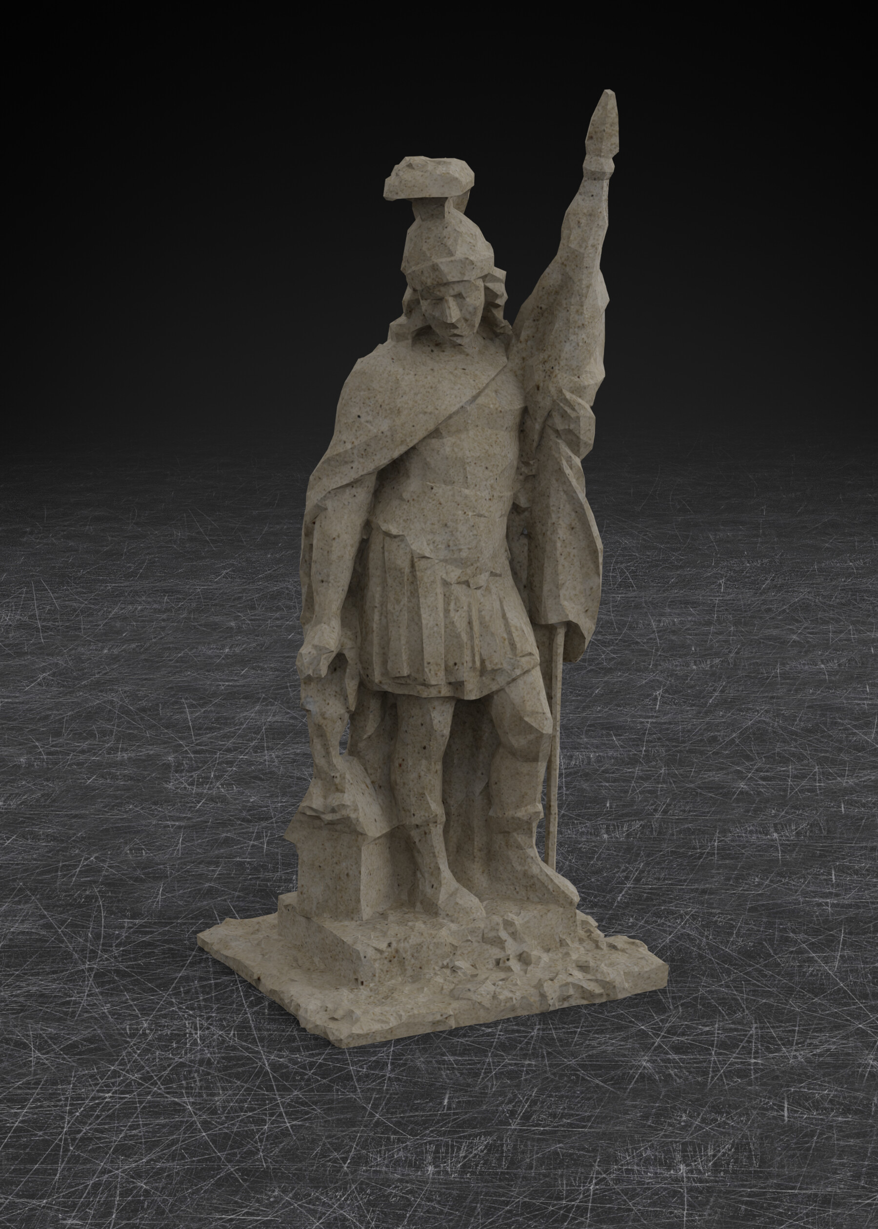 ArtStation - Low Poly Kpack for Kitops - Statues PRO (Vol.1-3) | Resources
