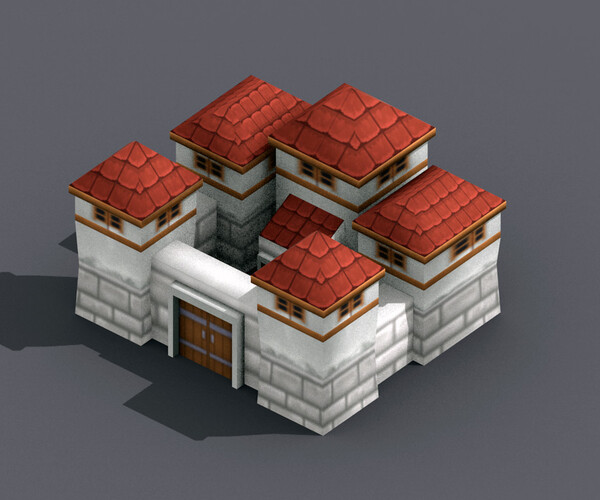ArtStation - Low Poly Fantasy Building | Game Assets