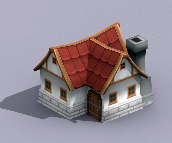 ArtStation - Low Poly Fantasy Building | Game Assets