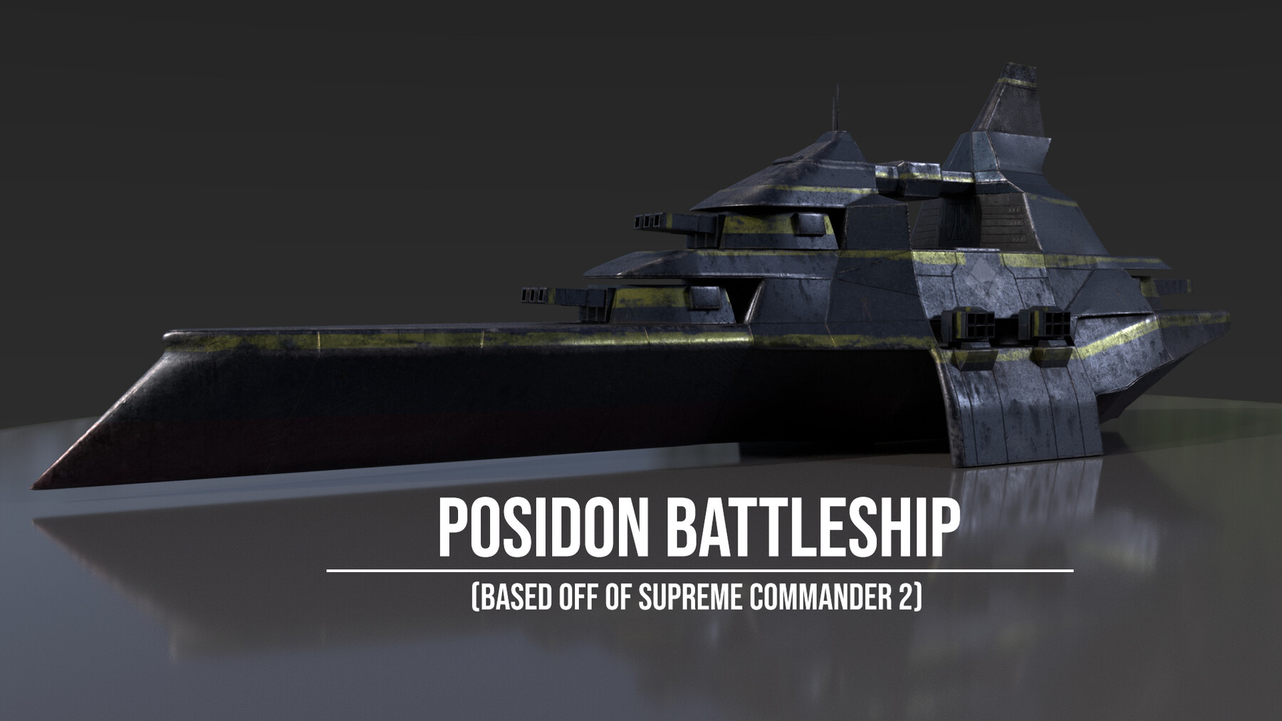 ArtStation - Sci-Fi Battleship | Game Assets