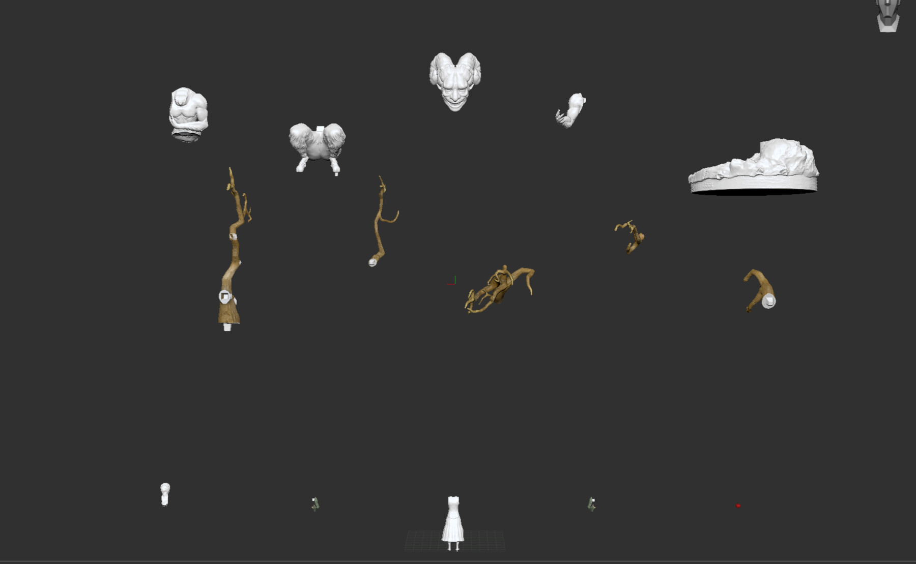 ArtStation - Demon of Earth 3d print | Game Assets