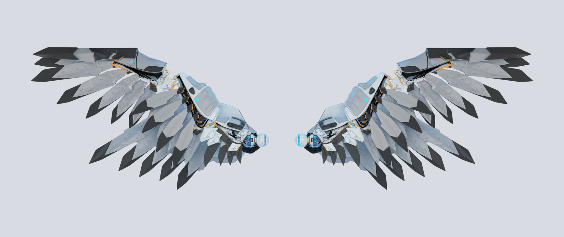 ArtStation - Sci-fi mecha wings image set vol. II | Resources