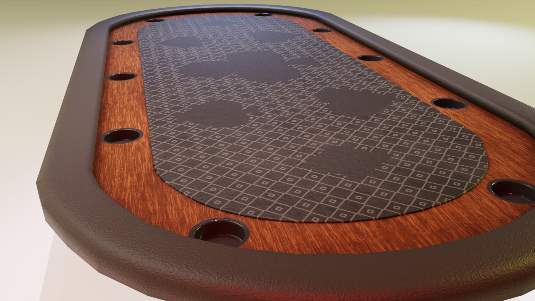 ArtStation - Poker table Low-poly 3D model | Game Assets