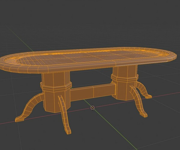 ArtStation - Poker table Low-poly 3D model | Game Assets