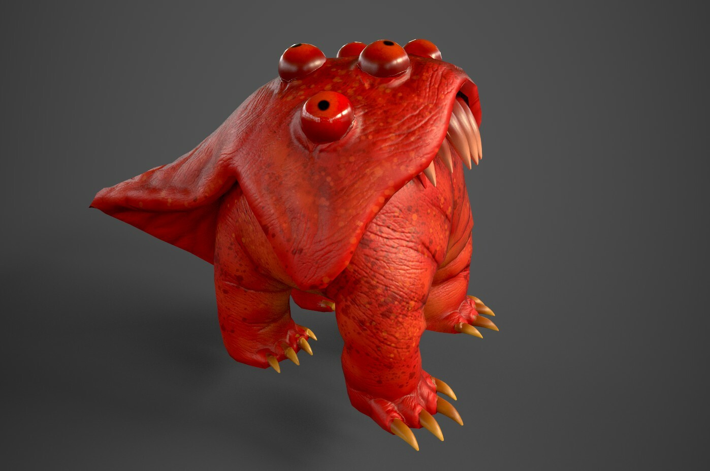 ArtStation - Game Ready Cute Monster | Game Assets