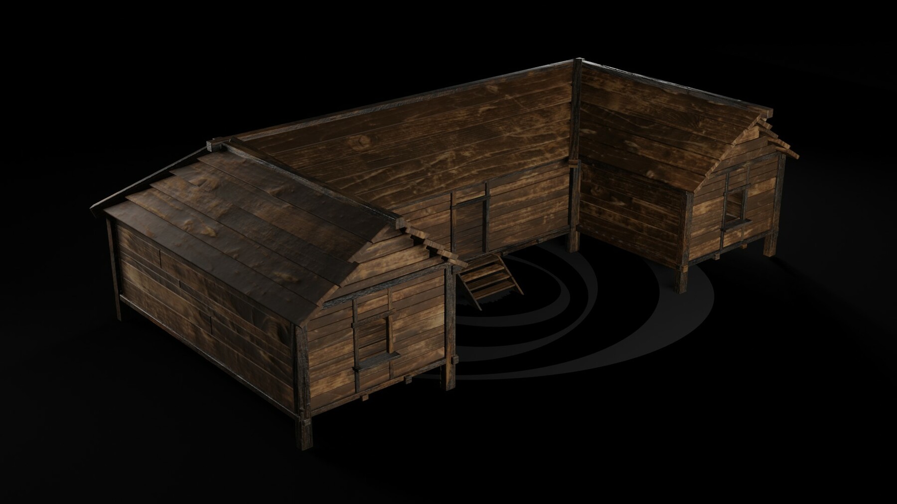 ArtStation - AAA Wooden Enterable Medieval Primal Hut Collection 01 R ...