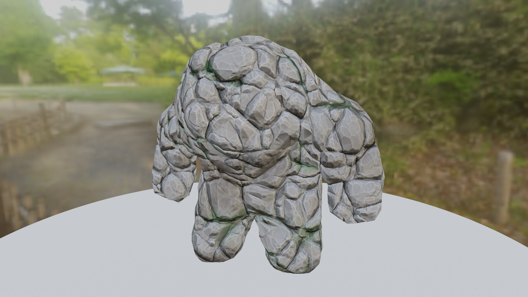 ArtStation - Golem Stone Rock Stylized Character Creature Monster Game ...