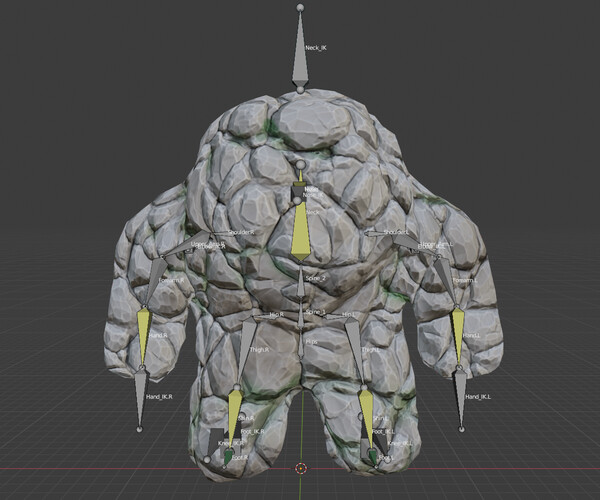 ArtStation - Golem Stone Rock Stylized Character Creature Monster Game ...