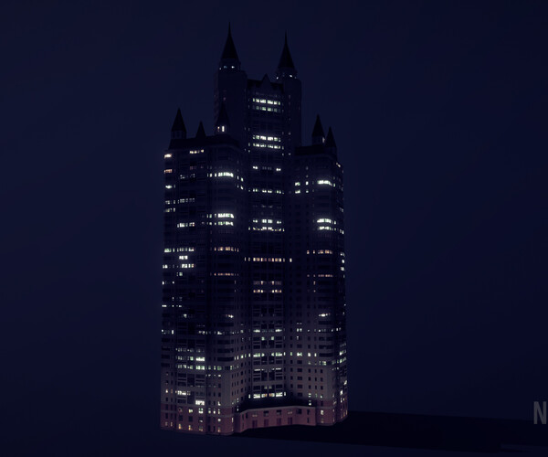 ArtStation - MSK Building 55 | Game Assets