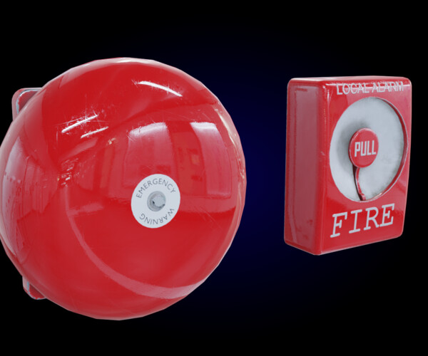 ArtStation - Fire Alarm Bell | Game Assets