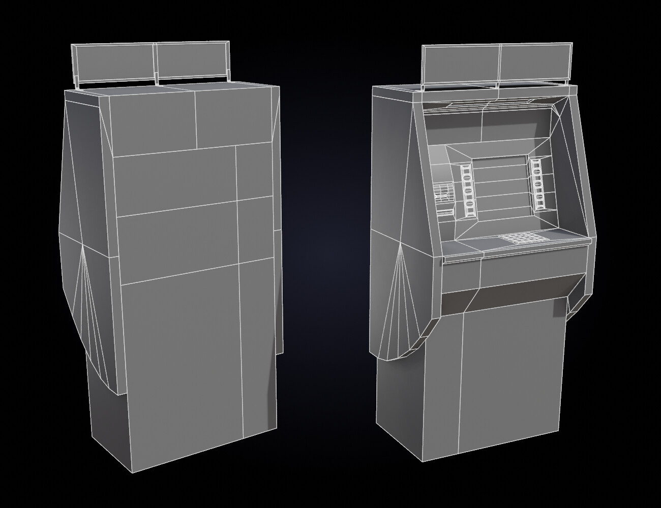 ArtStation - ATM cash machine | Game Assets