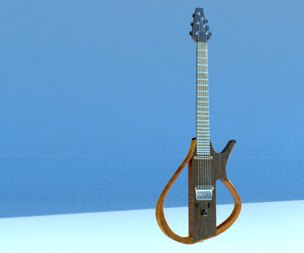 ArtStation - Eletric Guitar Bodyless Design | Resources