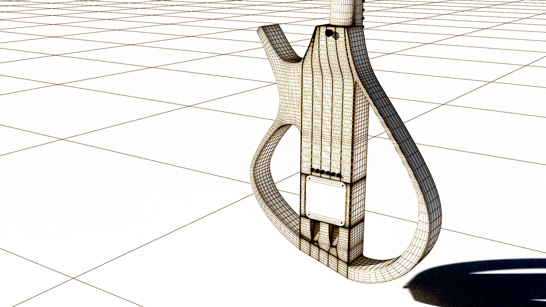 ArtStation - Eletric Guitar Bodyless Design | Resources