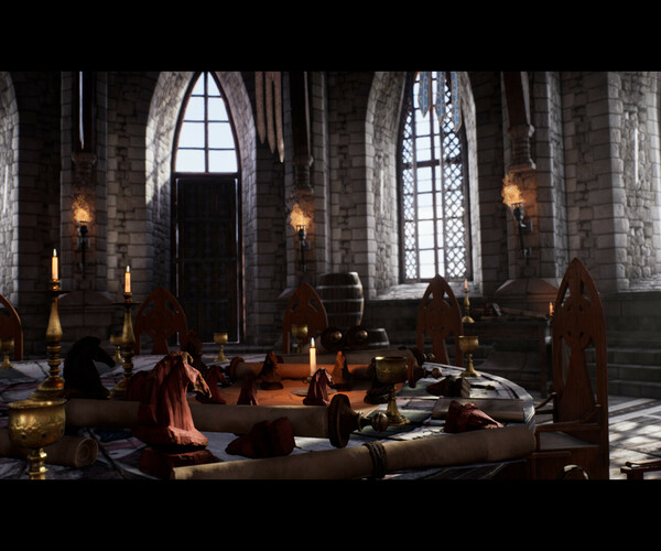 ArtStation - Medieval Castle Interior / Unreal Engine 4 Asset Pack ...