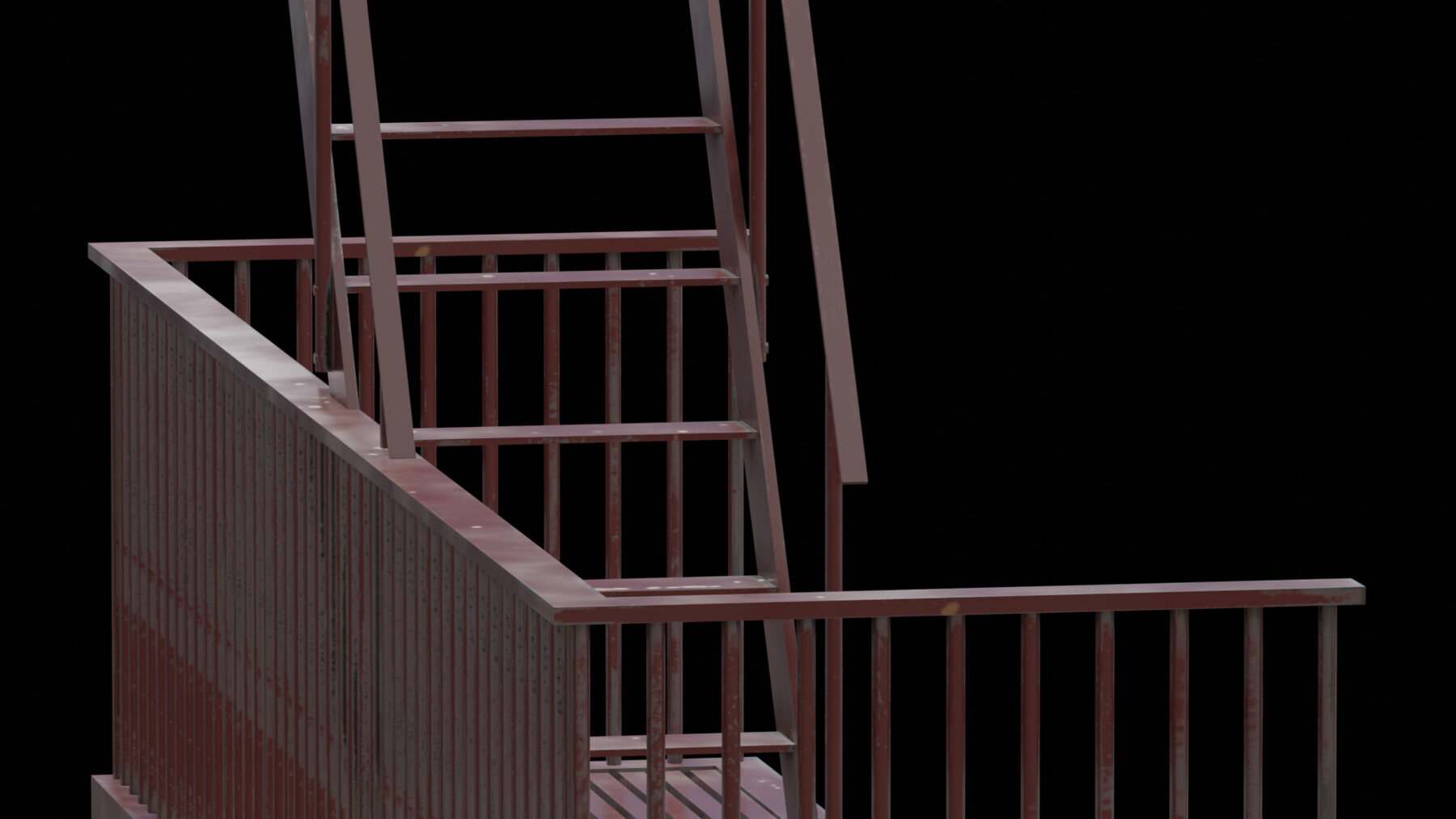 ArtStation - External apartment building kitbash props | Game Assets