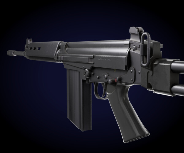 ArtStation - FN FAL Model 50 61 | Game Assets