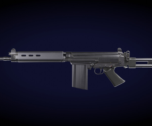ArtStation - FN FAL Model 50 61 | Game Assets