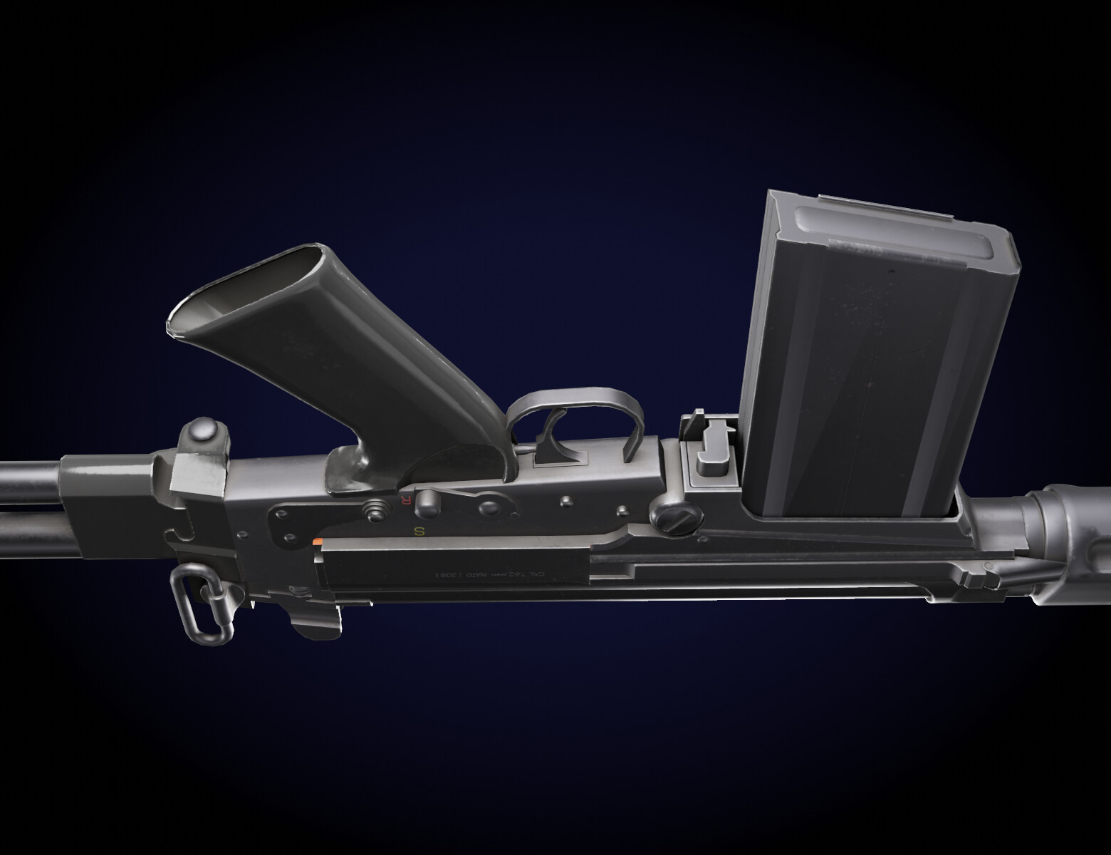 ArtStation - FN FAL Model 50 61 | Game Assets