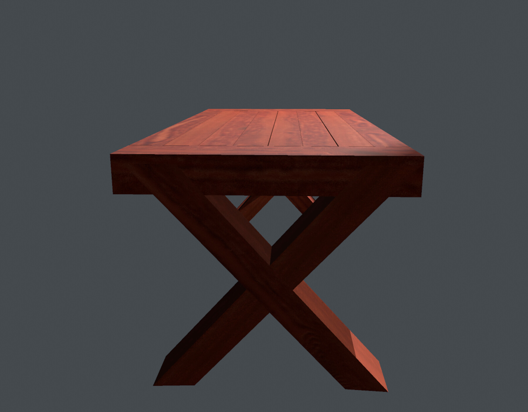 ArtStation - Wooden Outdoor Table | Game Assets