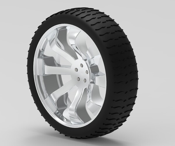 ArtStation - wheel and tire | Resources