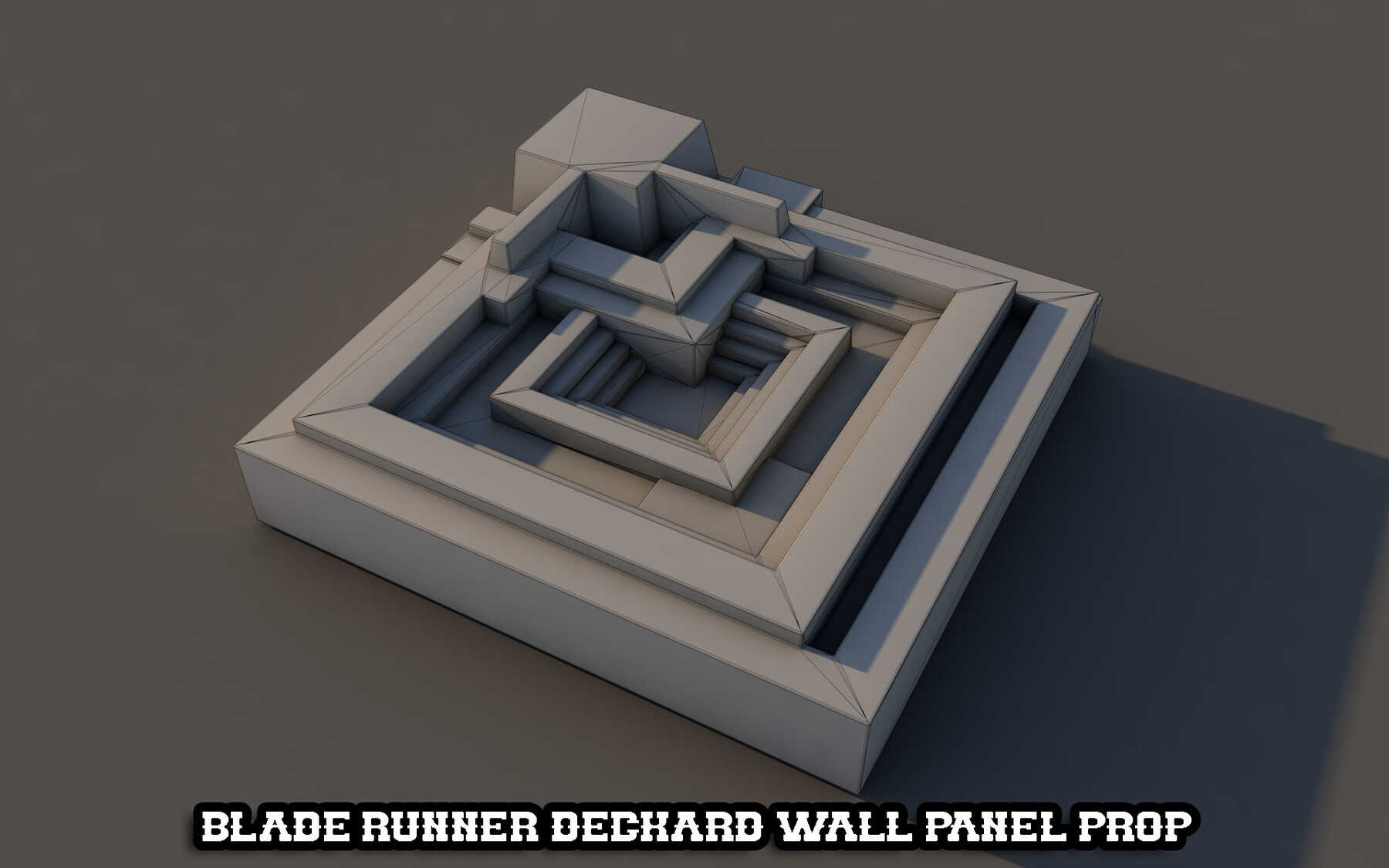 ArtStation - BLADE RUNNER DECKARD WALL PANEL PROP | Resources